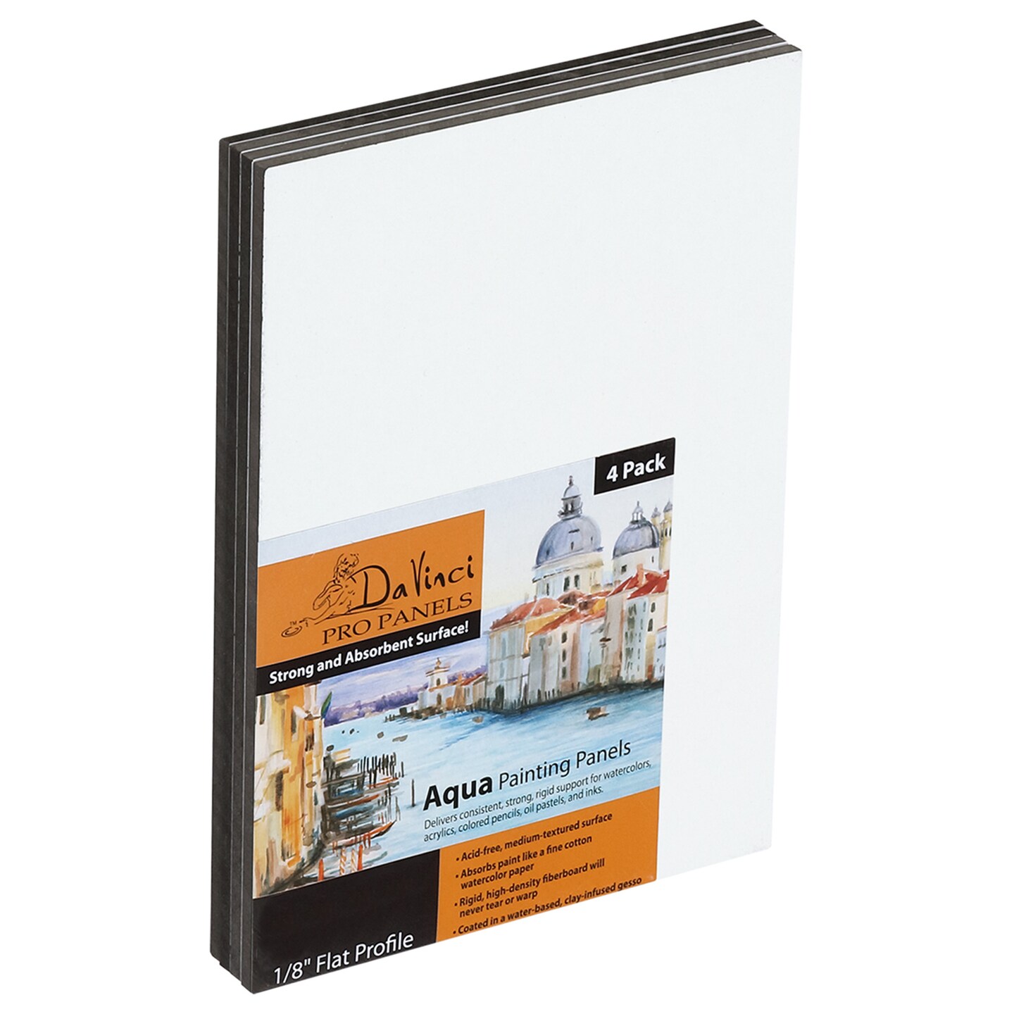Jerry's Artarama Da Vinci Aqua Pro Panels - 5x7" - Pk of 4 - 1/8" Thick ...