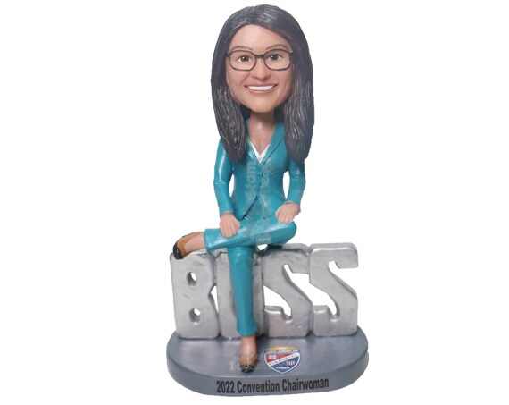 Boss Lady in Business Suit Ready to Rule The World, CEO CFO CIO Female ...
