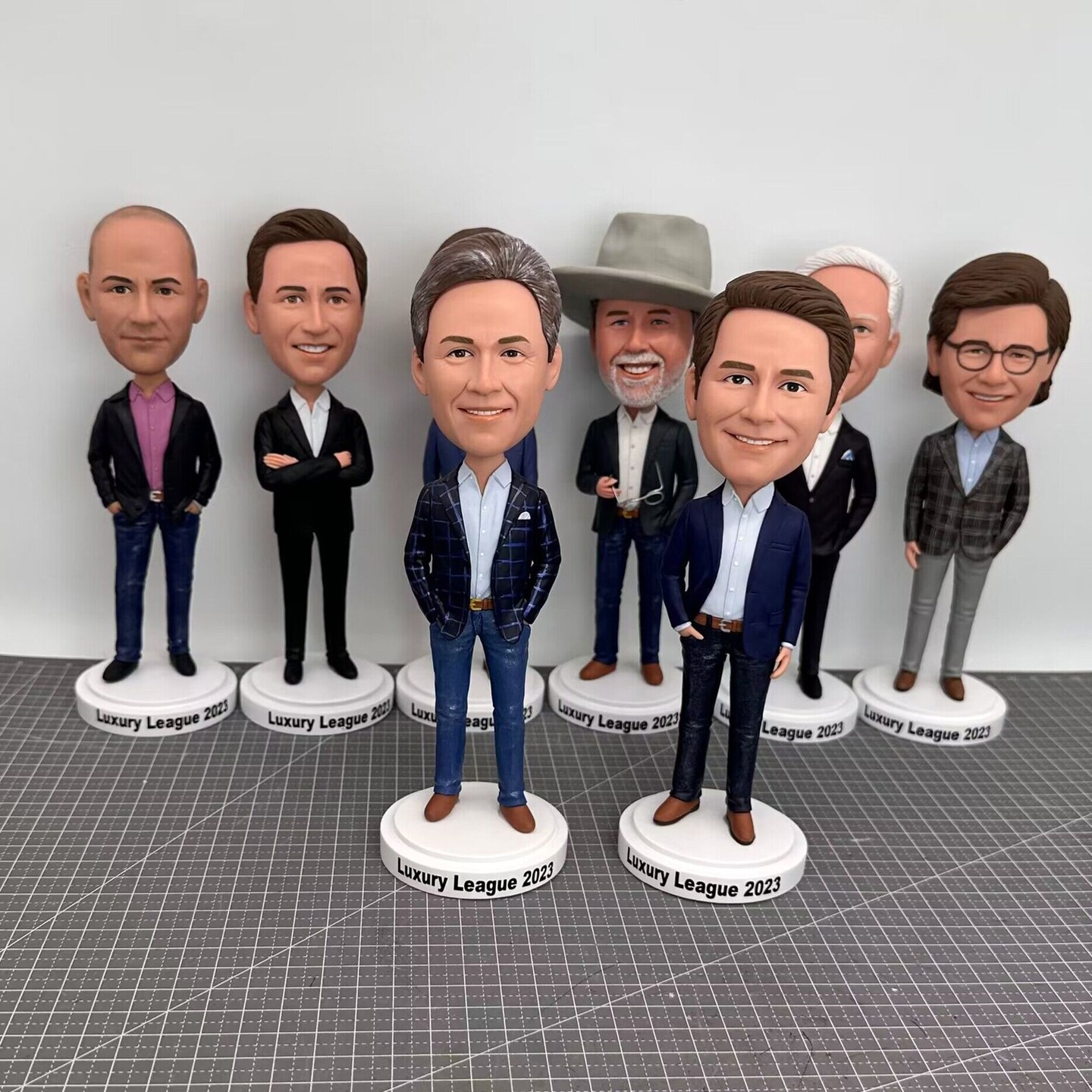 Custom Different Bobbleheads Bulk Over 8 People, Custom Classmate ...