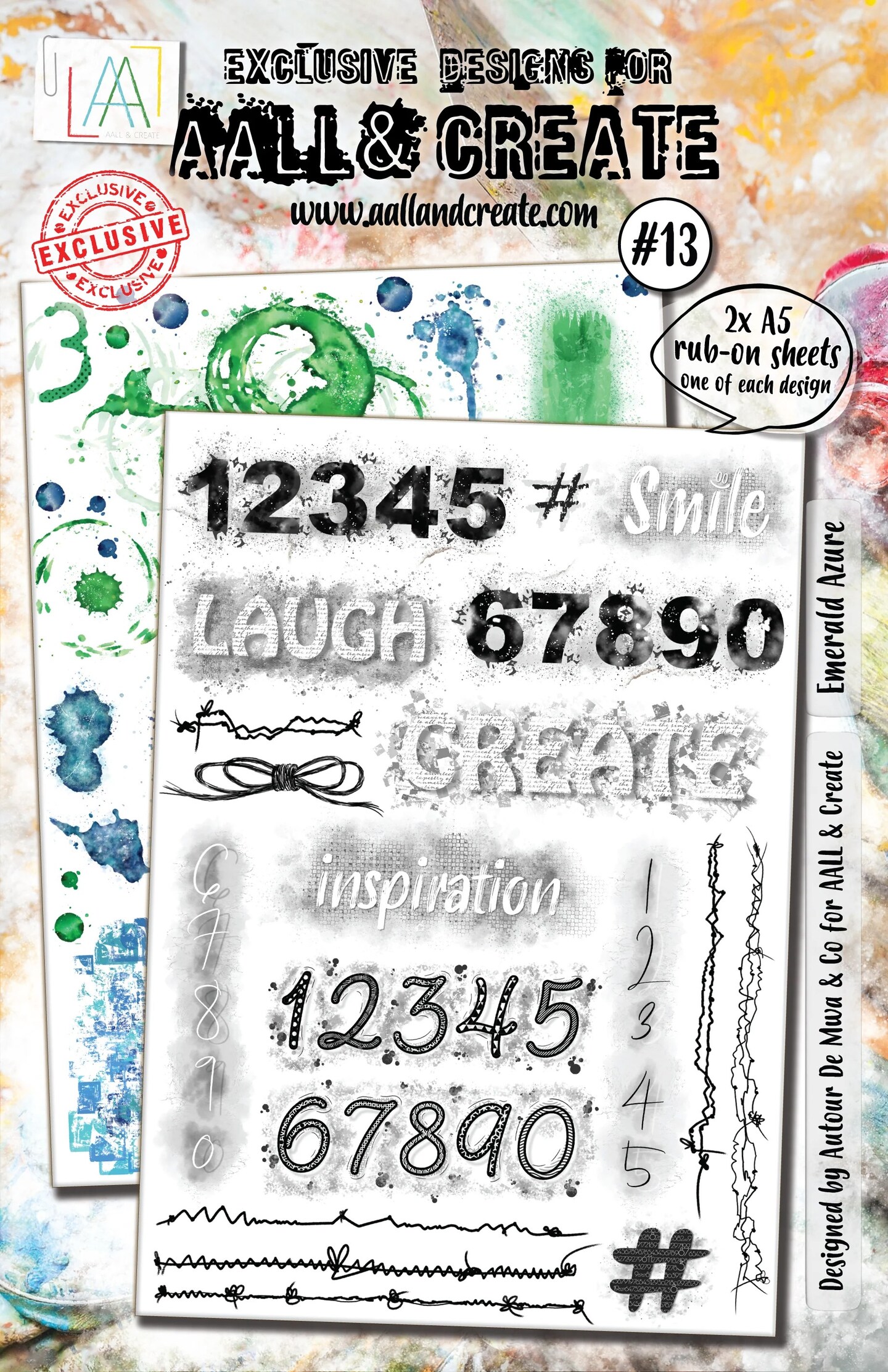 AALL And Create A5 Rub-Ons-Emerald Azure | Michaels AALL And Create A5 Rub-Ons-Emerald Azure | Michaels