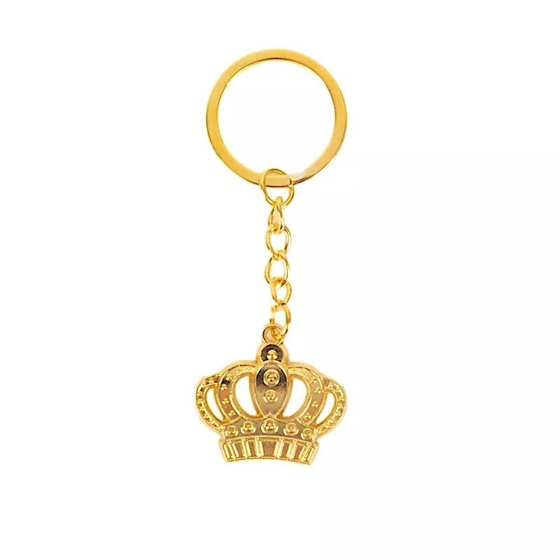 Gold 5 Metal 3" Princess Crown Keychains Gift Box Thank You Tags Party ...