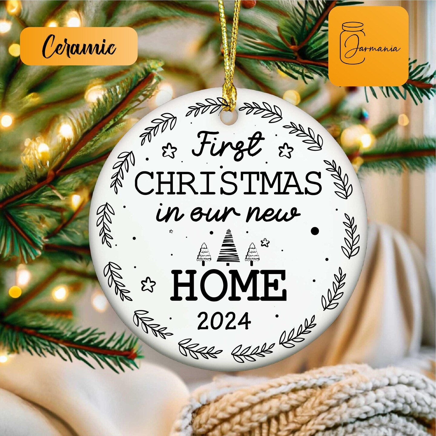 New Home First Christmas Ornaments 2024 First Christmas In Our Home Ornament Christmas 2024 New Home Ornament MC1974 MakerPlace by Michaels