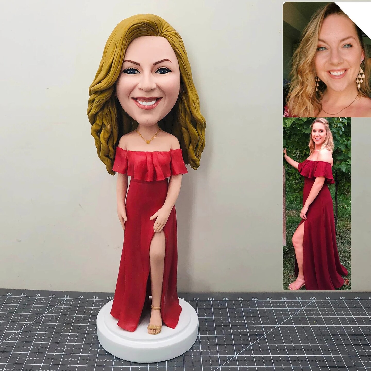 Custom Casual Bobblehead, Custom Sexy Dress Bobblehead, Custom Girl ...