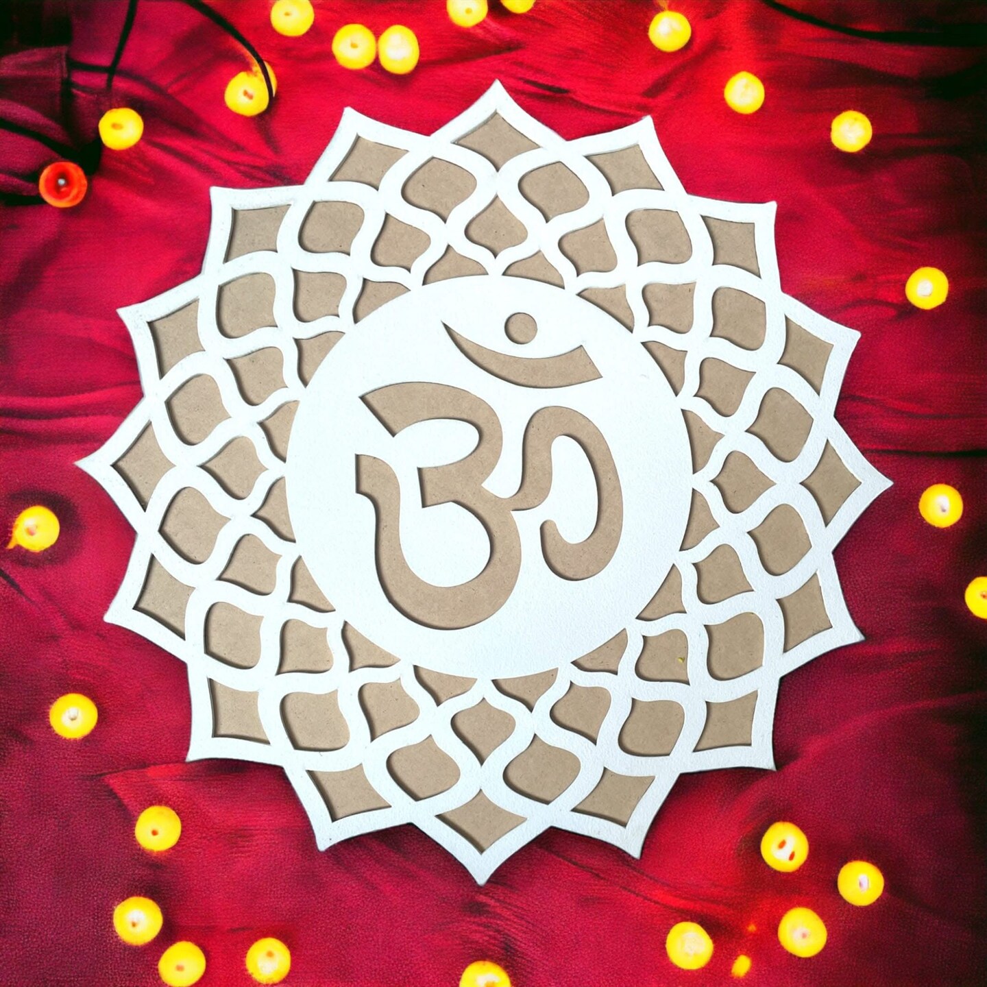 Rangoli Mat Reusable Portable Mdf Rangoli Template 12 Inch Rangoli ...