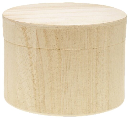 Multicraft Wood Round Box Set With Magnetic Closure 3/Pkg-Assorted ...