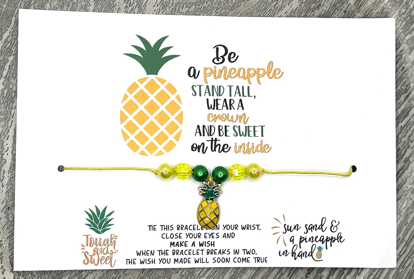 Be a Pineapple stand Tall wear a Crown and be Sweet on the inside ...