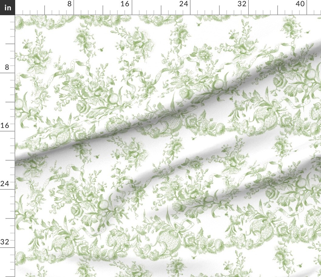 Various Fabrics by the Yard or Fat Quarter Victorian Toile Romantic ...