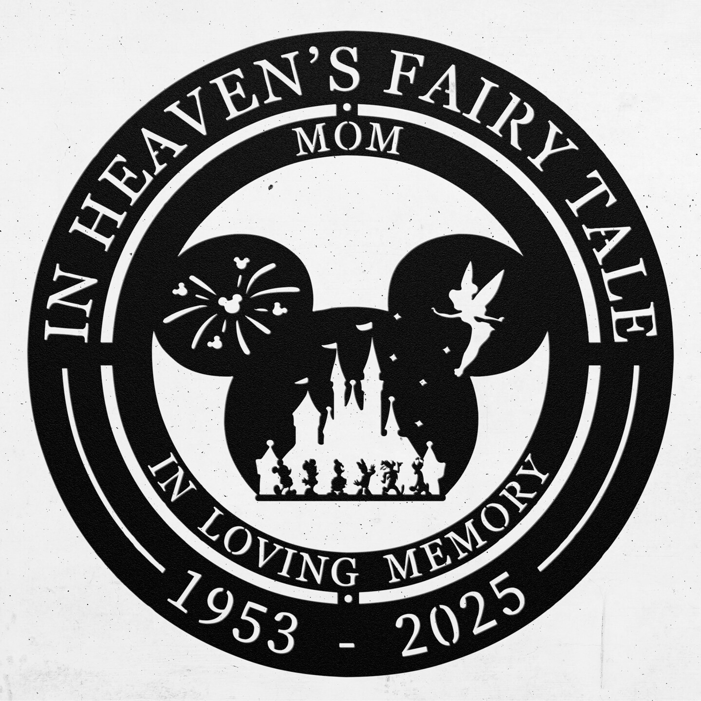 Disney Memorial Gift for Loss Mom Sympathy Gift In Heavens Fairy Tale ...