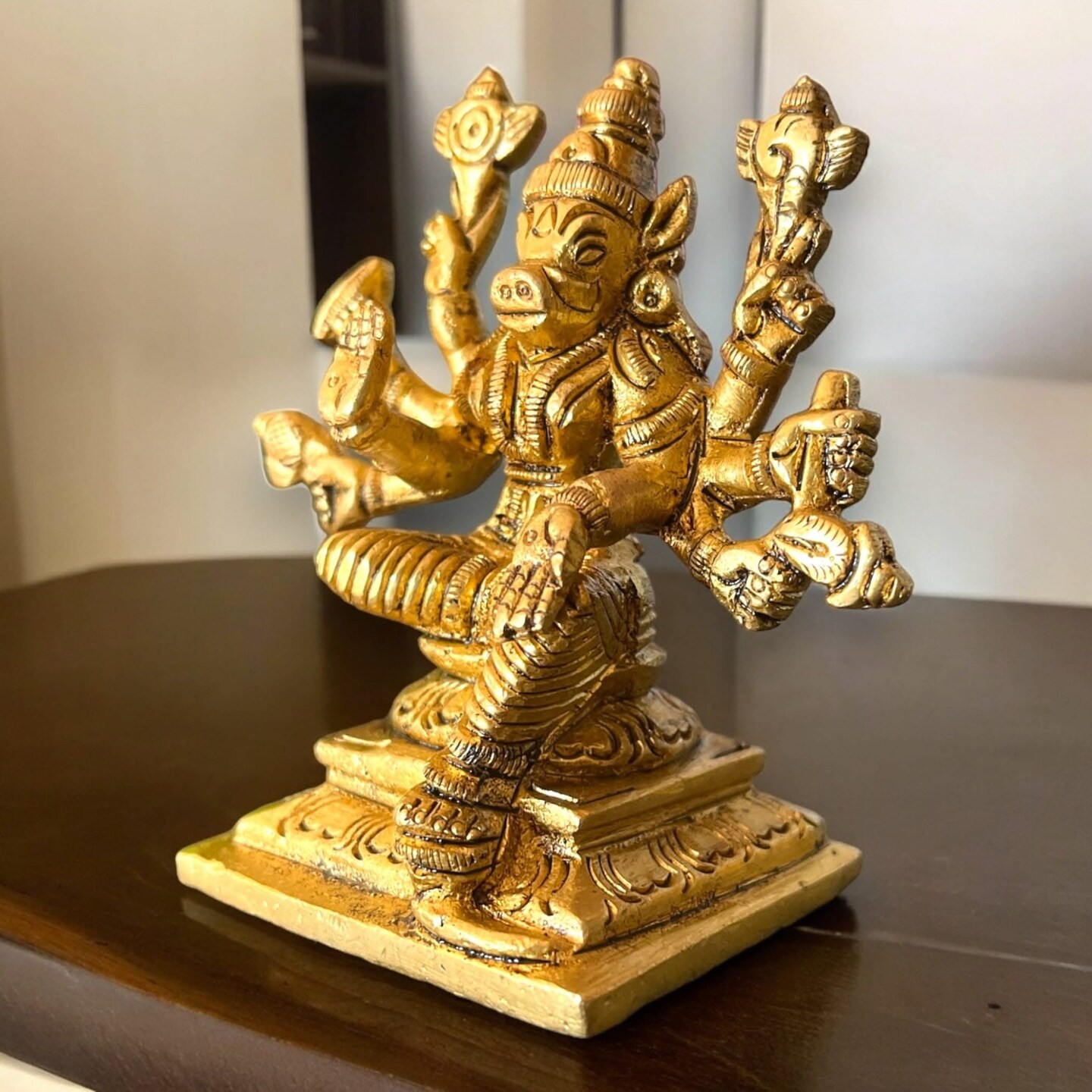 Brass Varahi Devi Statue Hindu Goddess Deity Matrikas Dandini Varahi ...