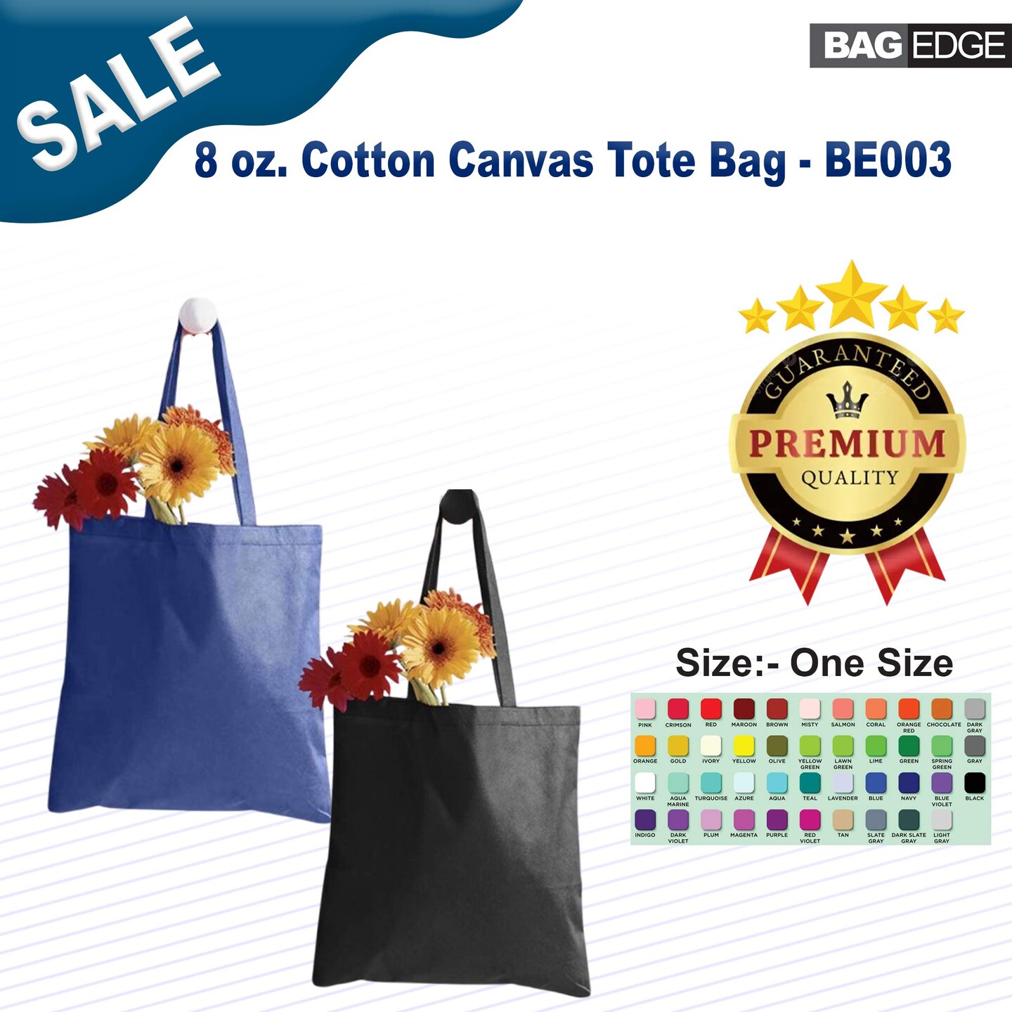 BAGedge® 8 oz. Cotton Canvas Tote Bag | Michaels