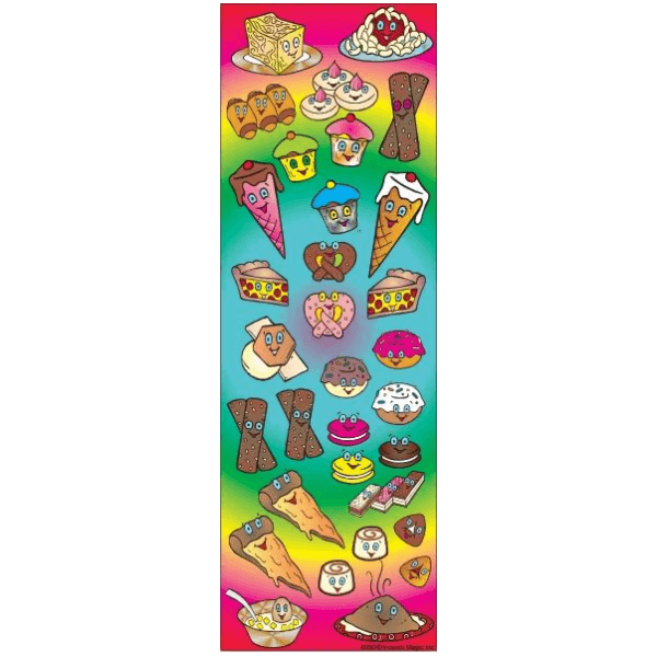 Mezonos Stickers – 25 Sheets | Animated Food Brachos Hebrew Stickers ...