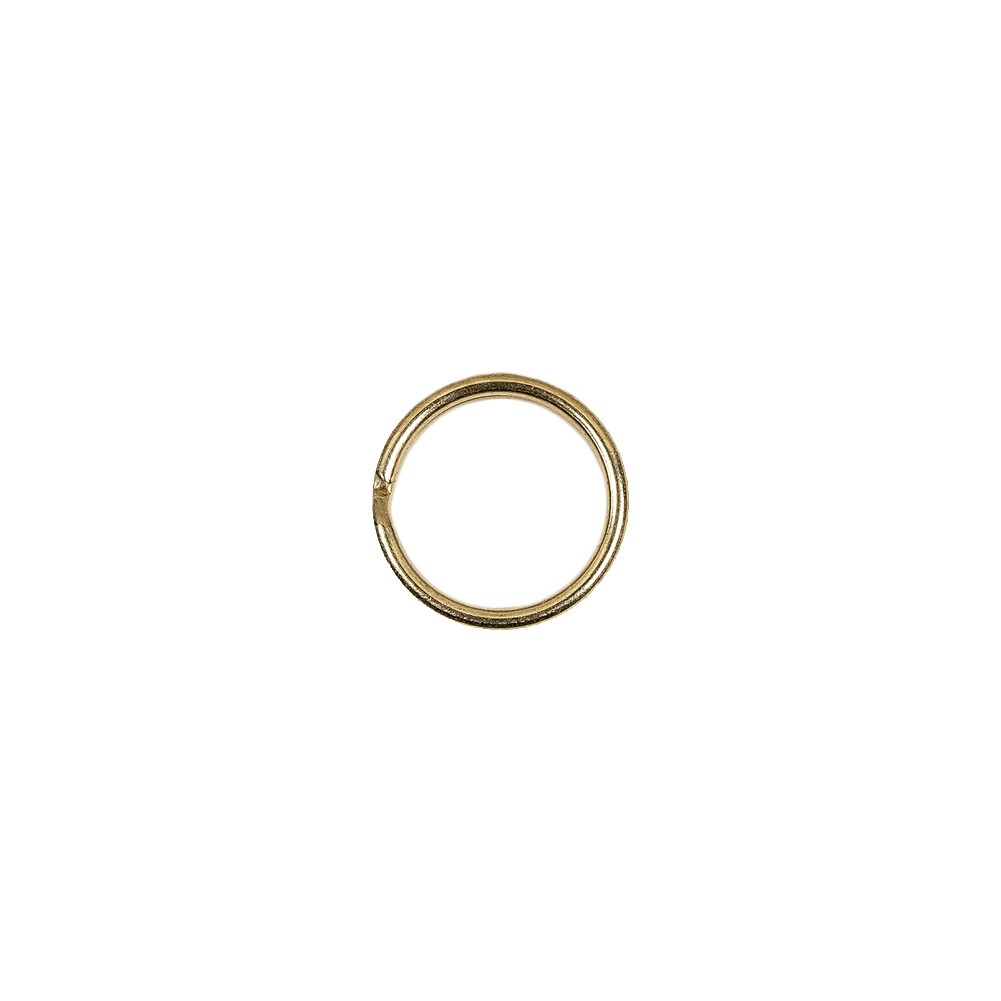 Gold Metal Split Keychain Ring Durable 0.375 Inch Diameter | Michaels