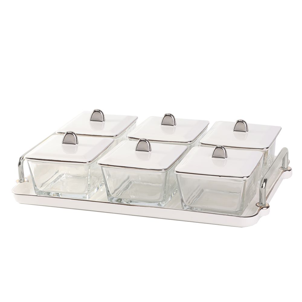 Elegant Dip Bowls with Porcelain Lid | Michaels