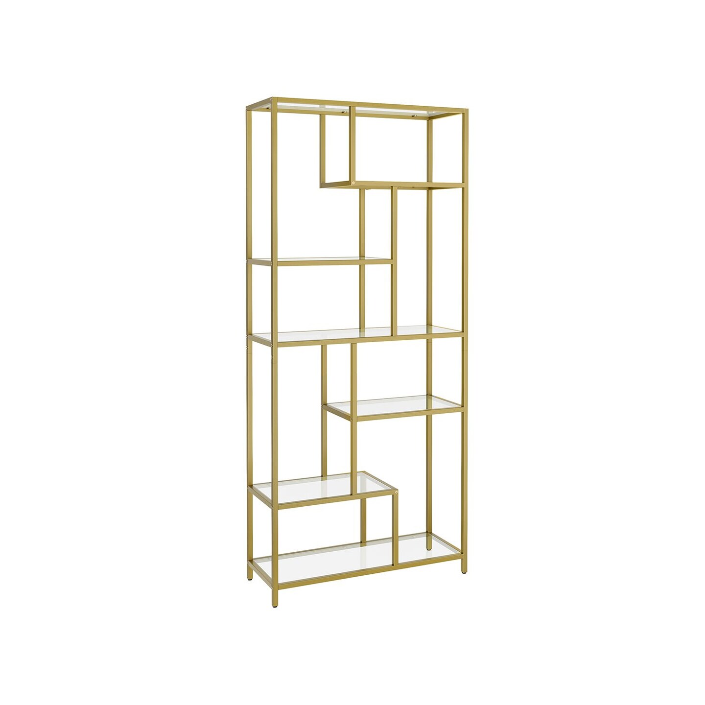 Decorative Display Shelf Unit with Adjustable Stability Features for ...