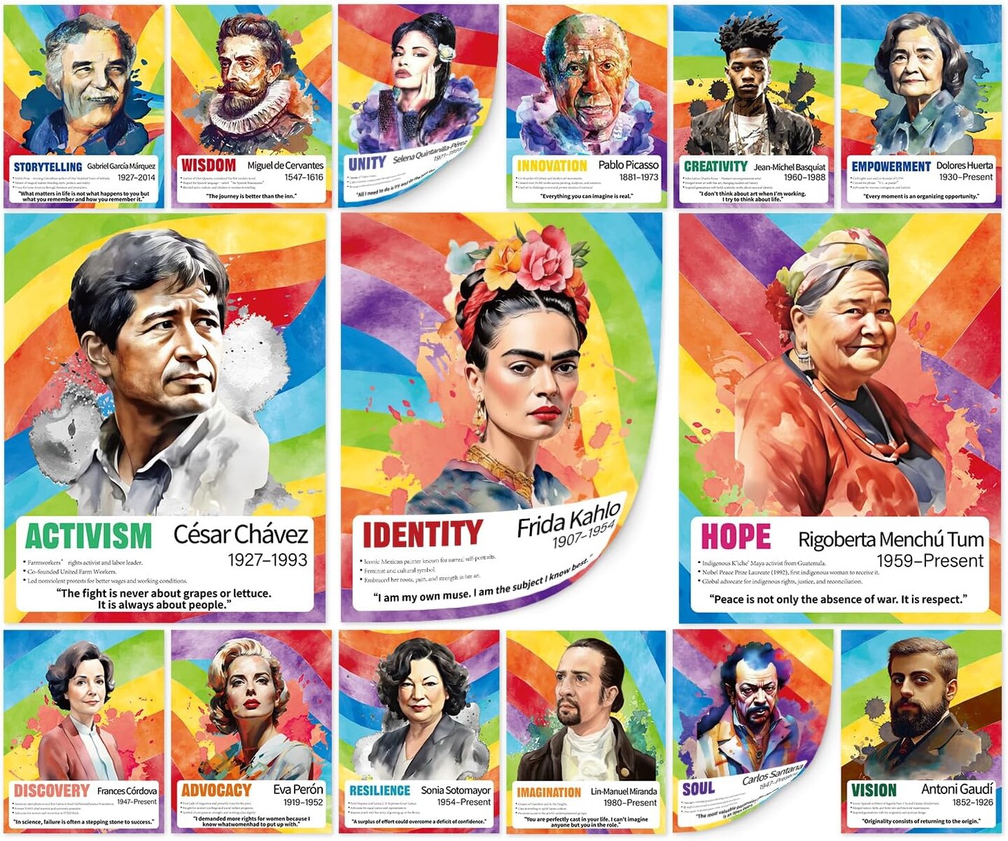 Spanish Educational Hispanic Heritage Month Bulletin Boards Decorations ...
