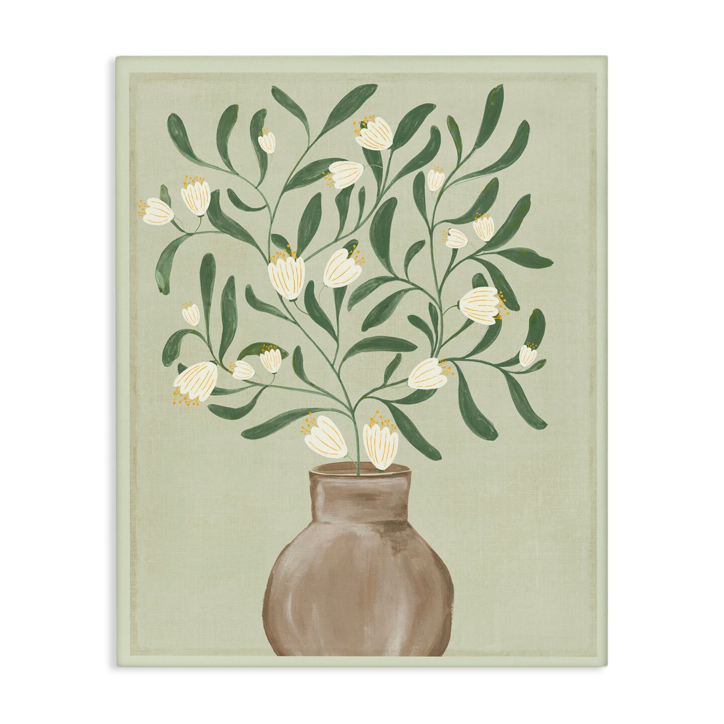 Stupell Industries Soft Elegance In Bloom Canvas, design by Alex Black ...