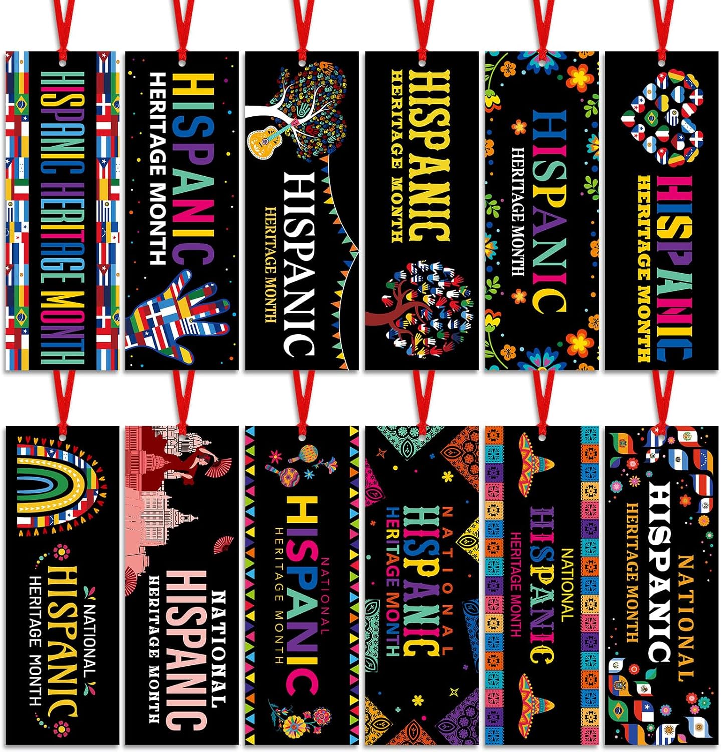 Hispanic Heritage Month Bookmarks (Colorful) | Michaels