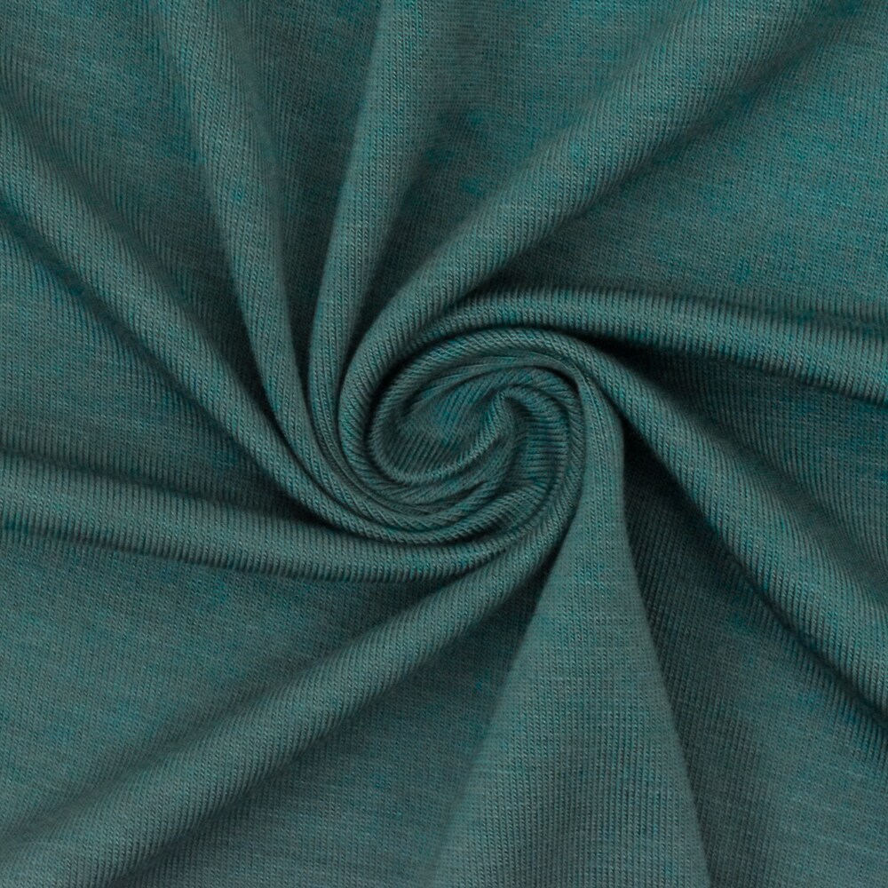 Teal Solid Stretch Spandex Rayon Modal Jersey Knit Fabric By the Yard ...