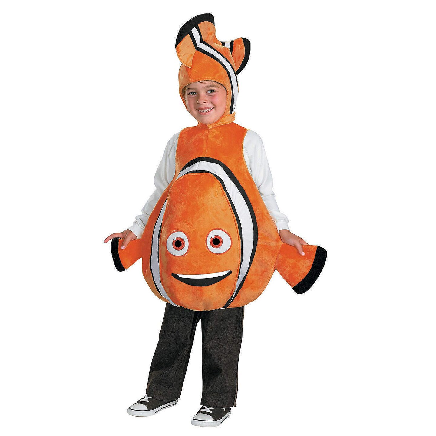 Kids Nemo Deluxe Costume Plush 3D Pullover Detachable Tail Headpiece ...