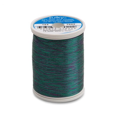 Sulky Original Metallic Thread - Jade/Purple - 1,000 yd. Spool | Michaels