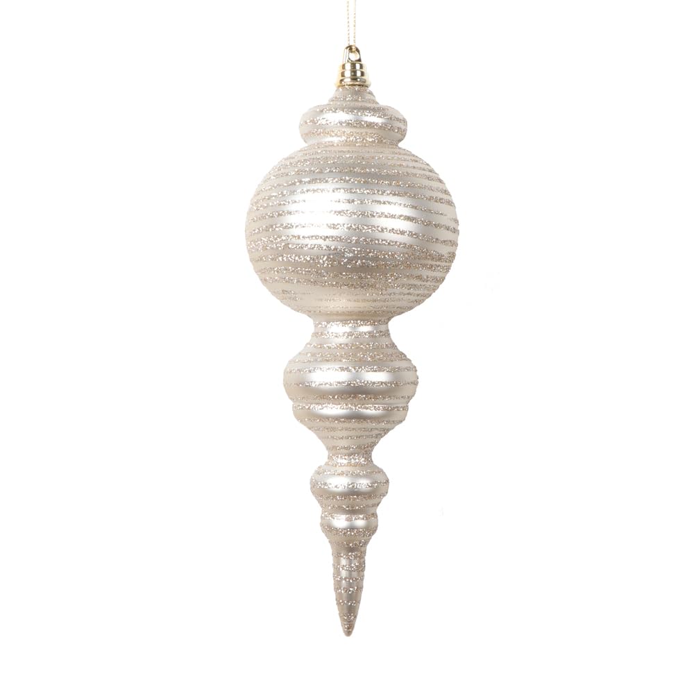 Vickerman 10" Matte Oat Finial Ornament 2 per bag. | Michaels