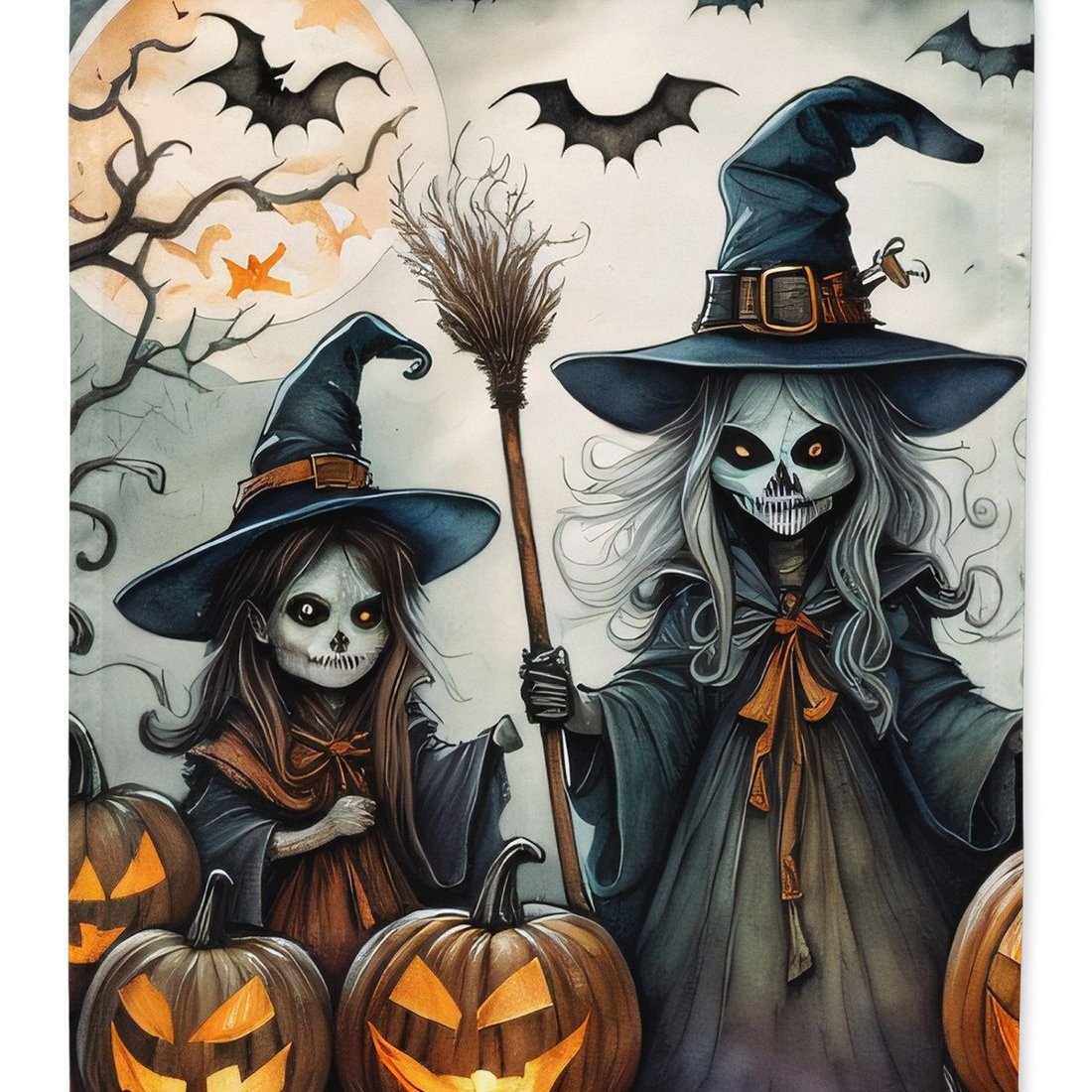 Edge Collections - 28" x 40" - Multicolor - Witches Spooky Large ...