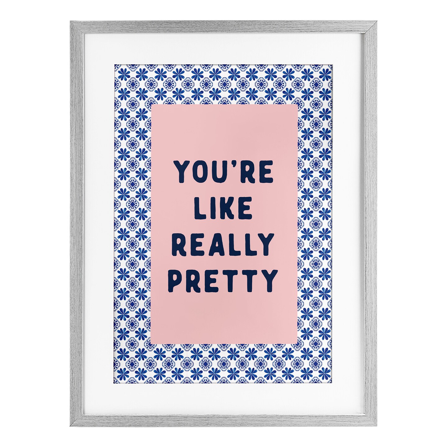 Stupell Industries You're Like Really Pretty Black Framed Print Under ...