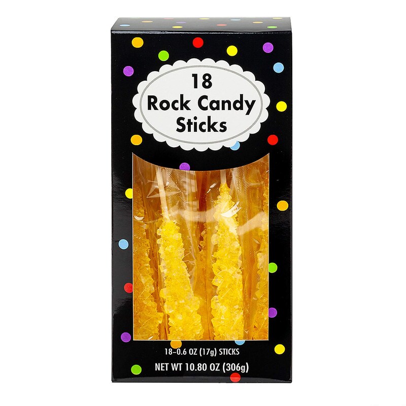 8" Bright Red Rock Candy Sticks Pack of 18 | Michaels