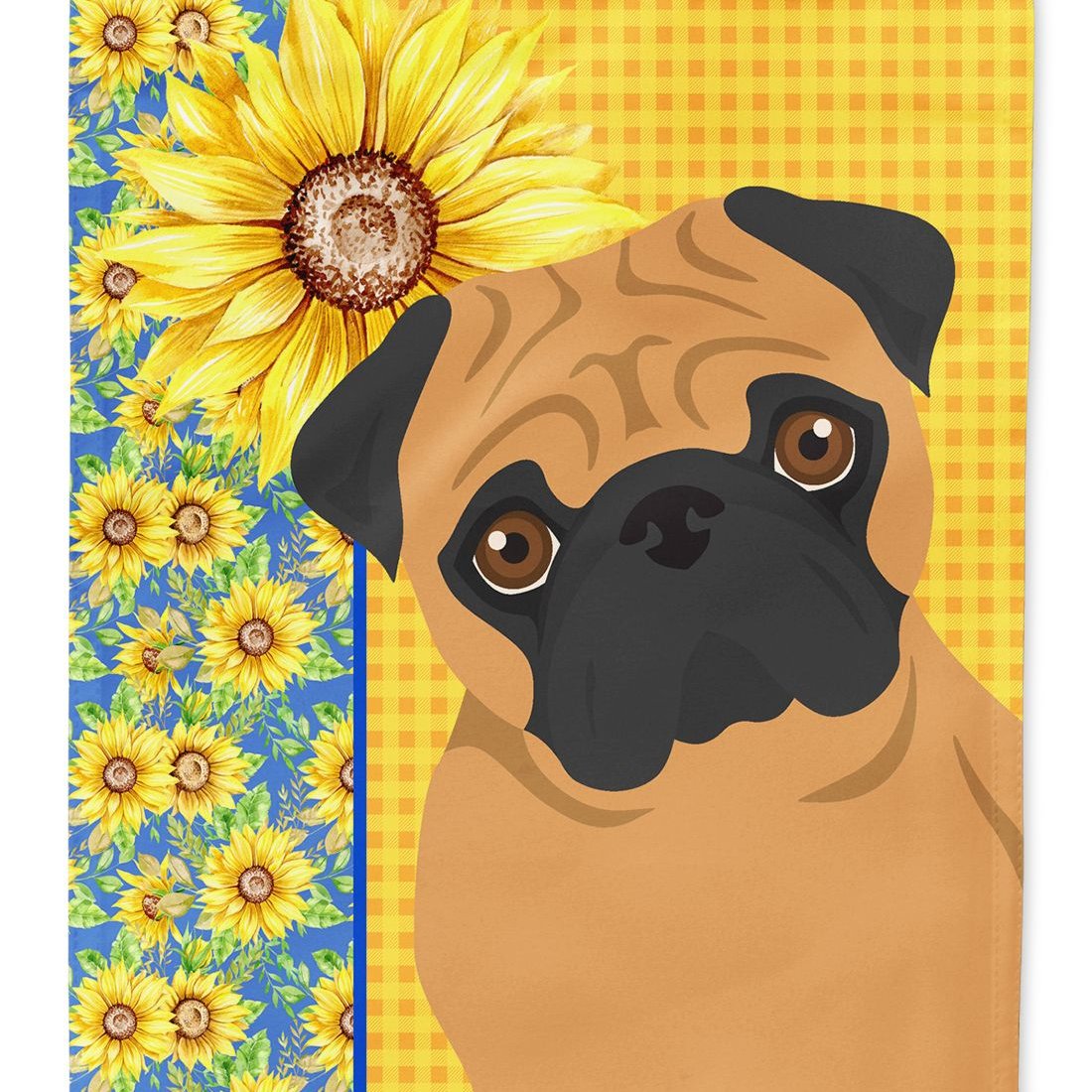Edge Collections - 28" X 40" - Multicolor - Summer Sunflowers Apricot ...