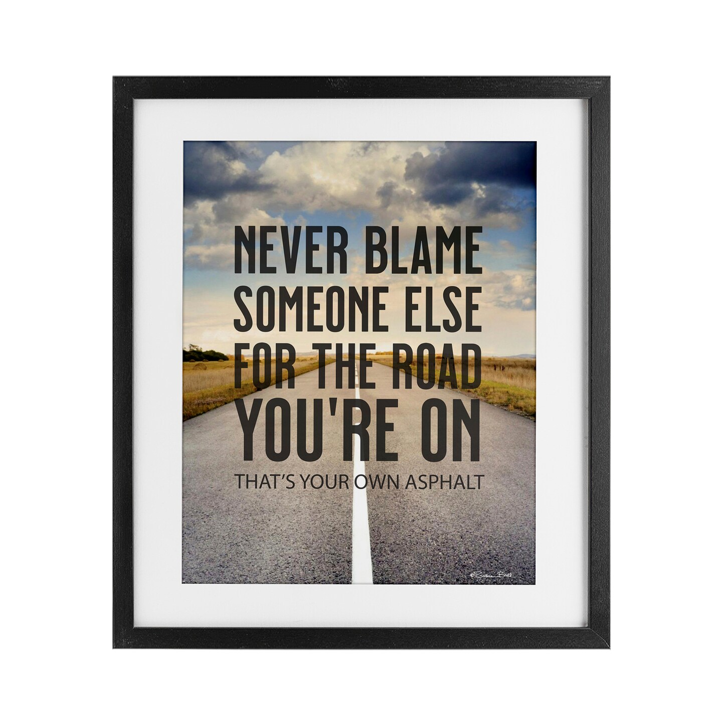 Your Own Asphalt Pun Framed Print Under Glass Art | Michaels