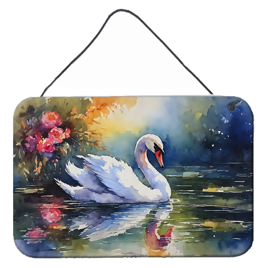 Edge Collections - 8" X 12" - Multicolor - NEW Swan Hanging Plaque - 1 ...