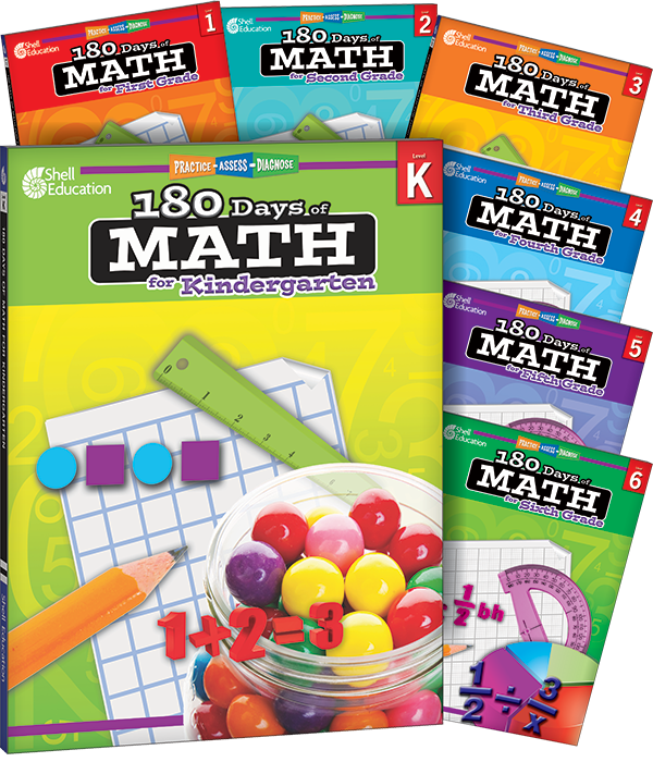 180 Days™: Math for K-6, 7-Book Set | Michaels
