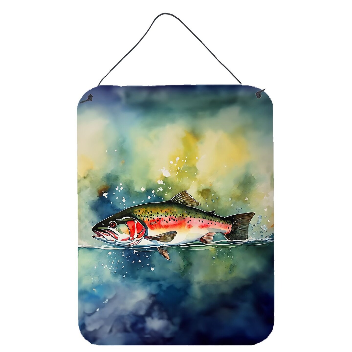 Edge Collections - "12 X 16" - Multicolor - NEW Trout Wall Sign - 1 ...