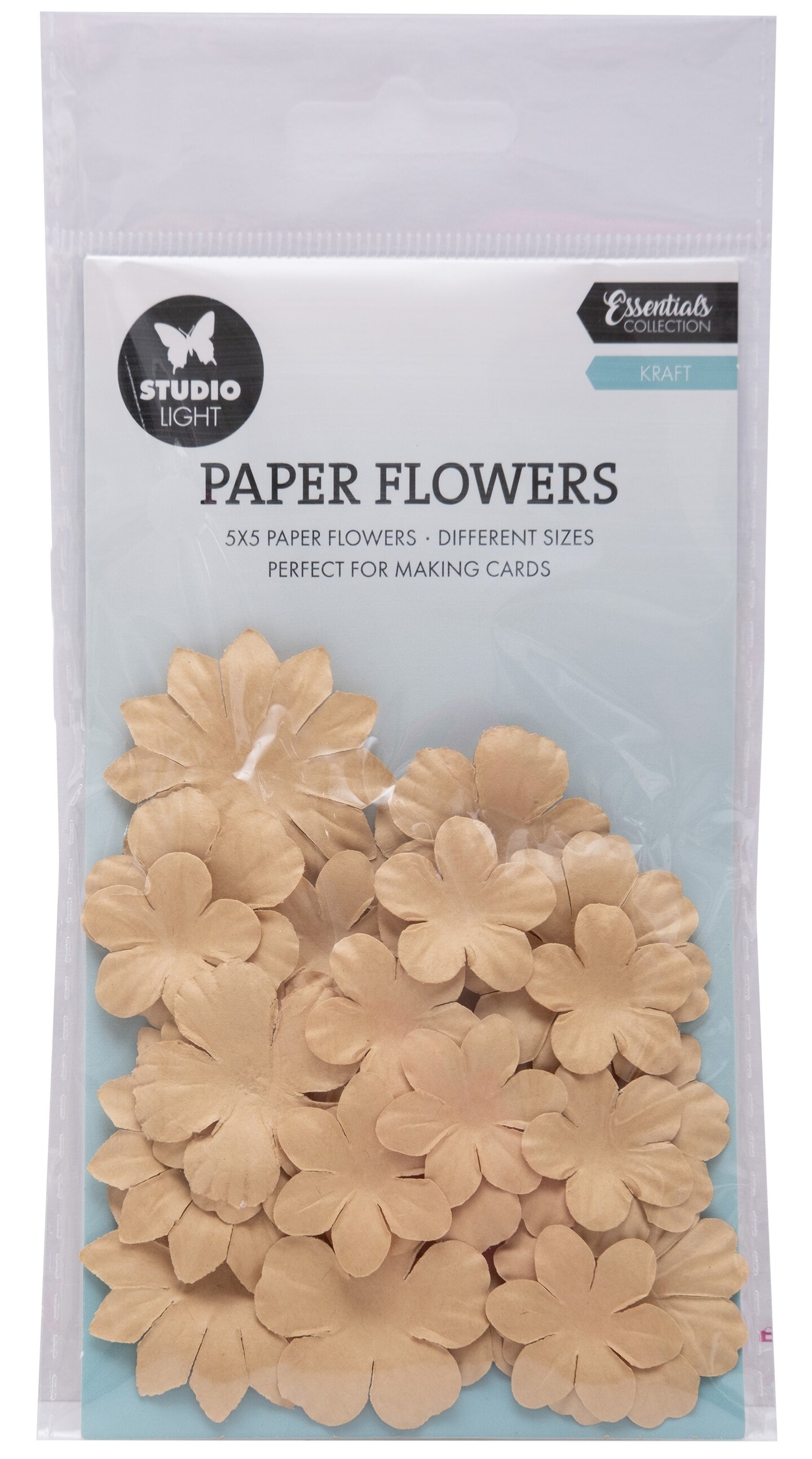 Studio Light Consumables Paper Flowers 25/Pkg-Nr. 15 Kraft | Michaels