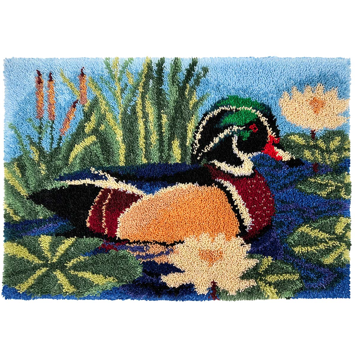 Herrschners Wood Duck Marsh Latch Hook Kit | Michaels