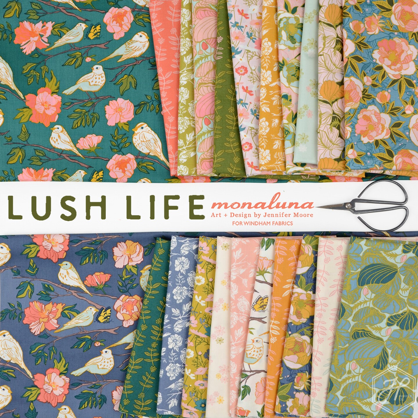 Birds of a Feather in Ivory (54712-3) | Lush Life | Jennifer Moore and ...