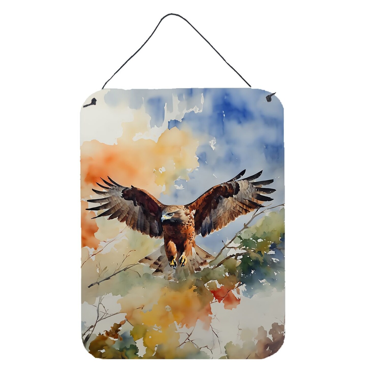 Edge Collections - "12 X 16" - Multicolor - NEW Hawk Wall or Doors - 1 ...