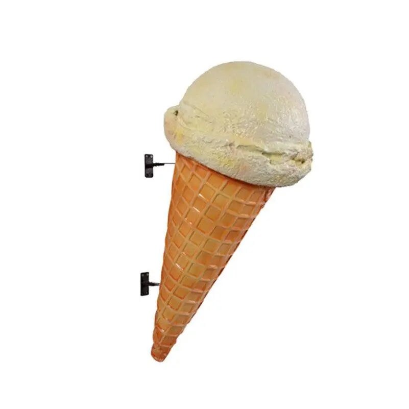Hanging One Scoop Vanilla Ice Cream Over Sized Statue | Michaels