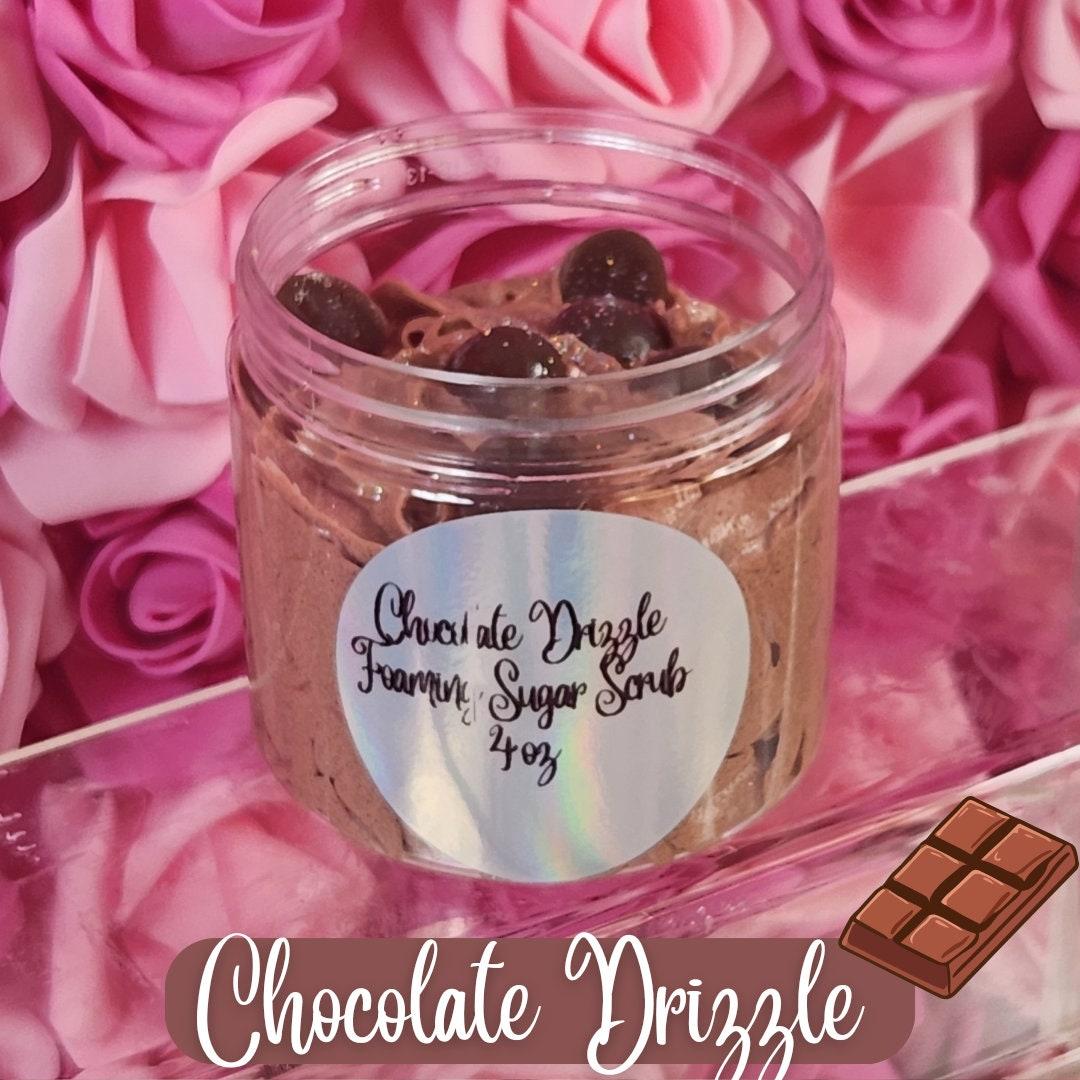 Chocolate Drizzle Whipped Foaming Shea Butter Sugar Scrub. Exfoliating ...