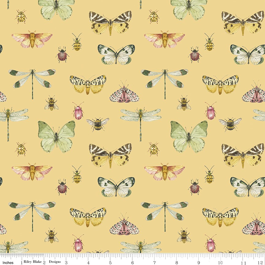 Flutter in Yellow (cd15632-yellow) | Love Me More | Lisa Audit | Riley ...