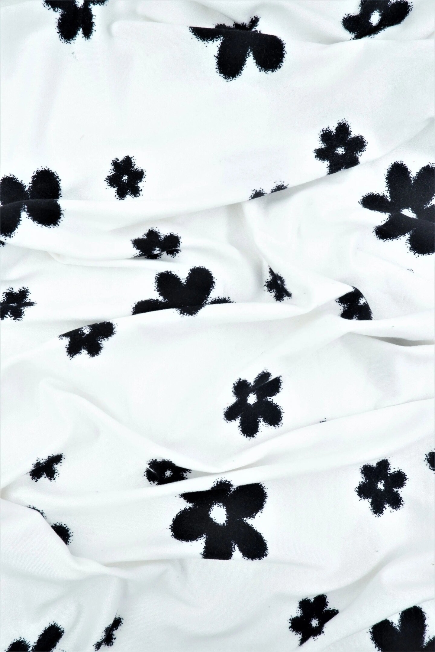 DTY Brushed Floral Knit Fabric, Soft Stretch Flower Print 58/60" Wide ...