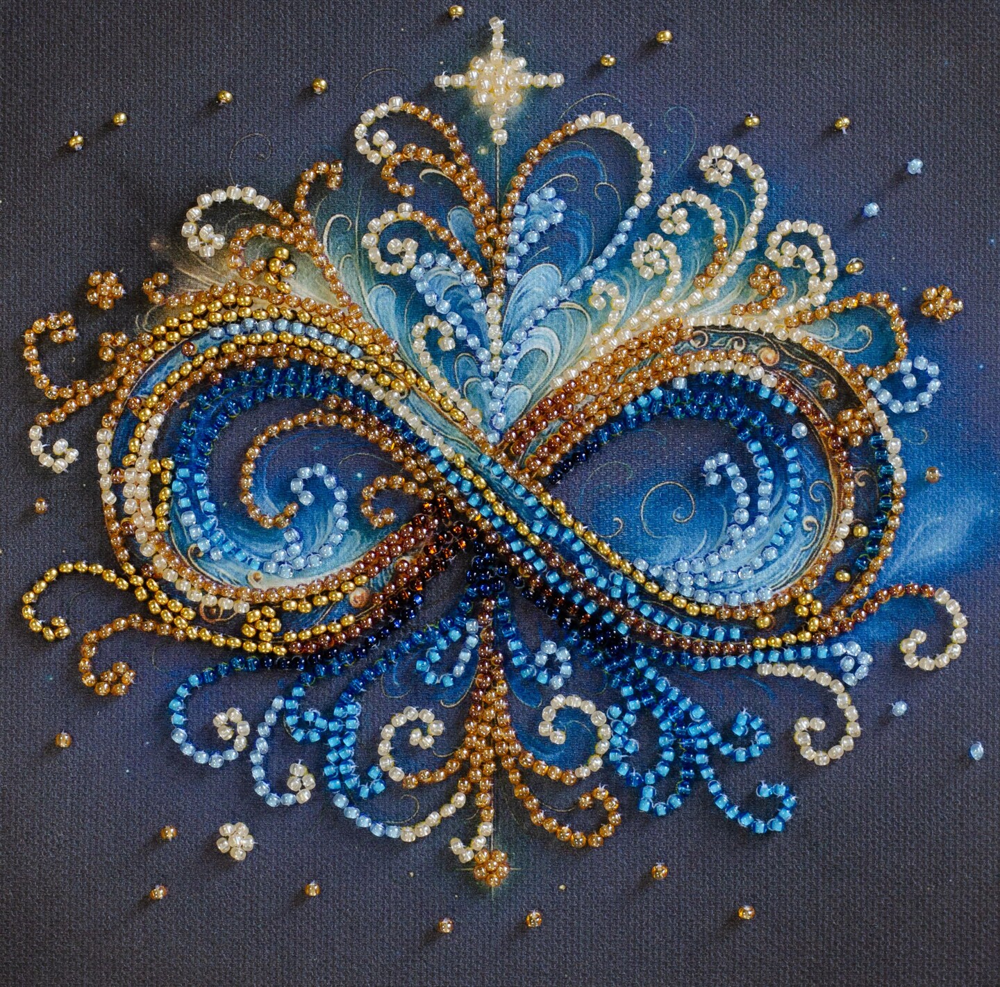 Mini Bead embroidery kit - Infinity AM-261 | Michaels
