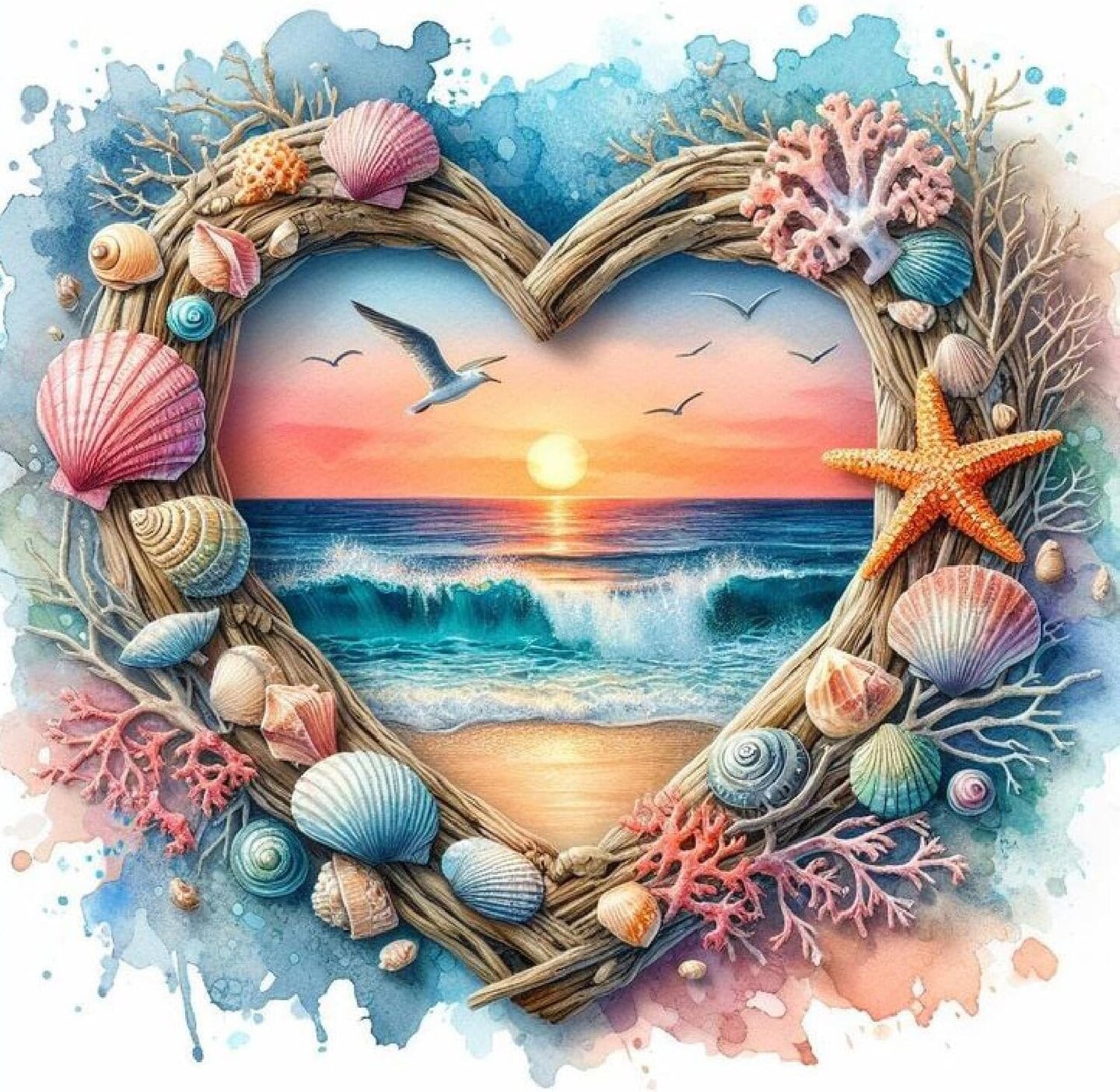 Beach Diamond Art Kits for Adults - 5D Diamond Painting for Adults ...