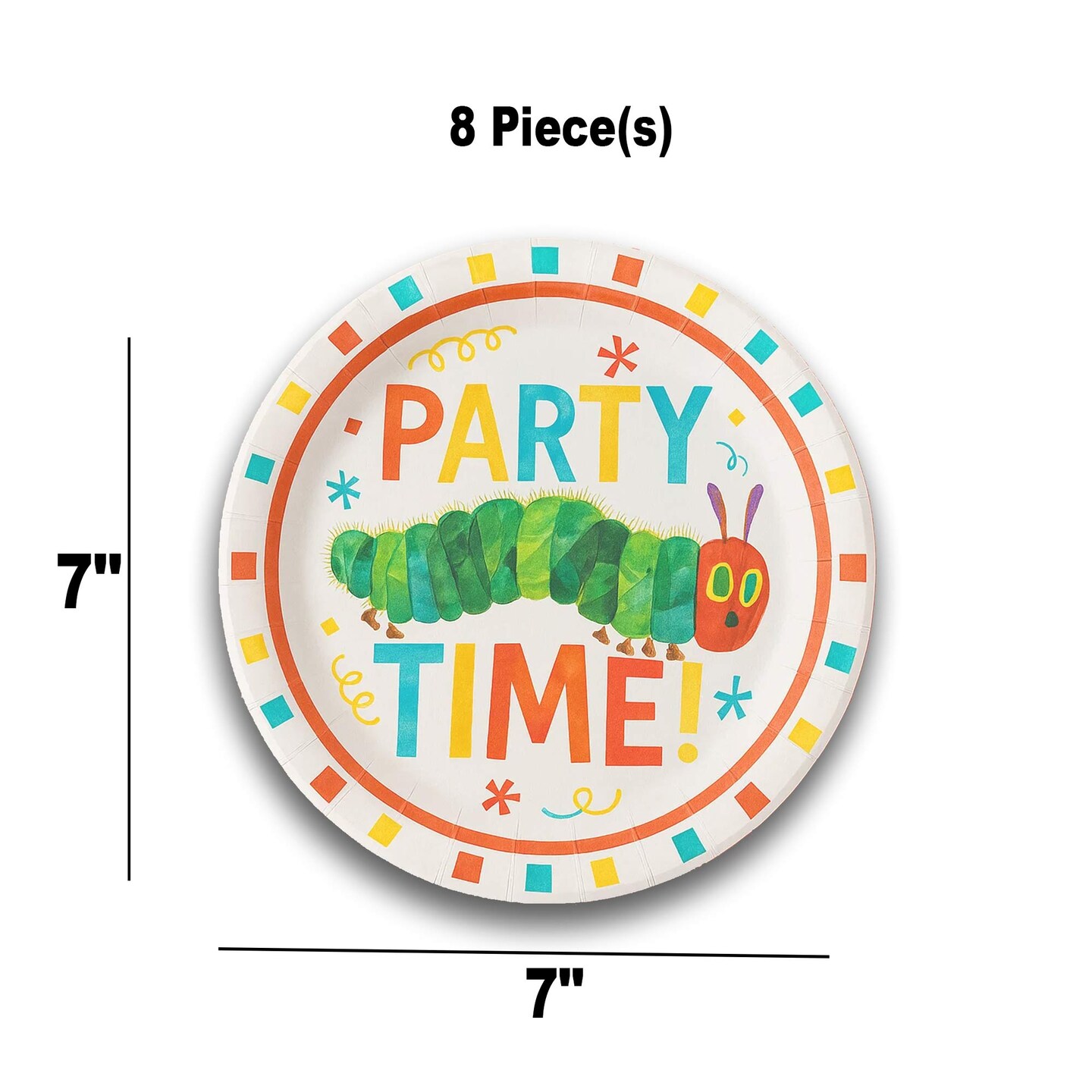 8 Ct The Very Hungry Caterpillar Paper Dessert Plates, 7" | Michaels