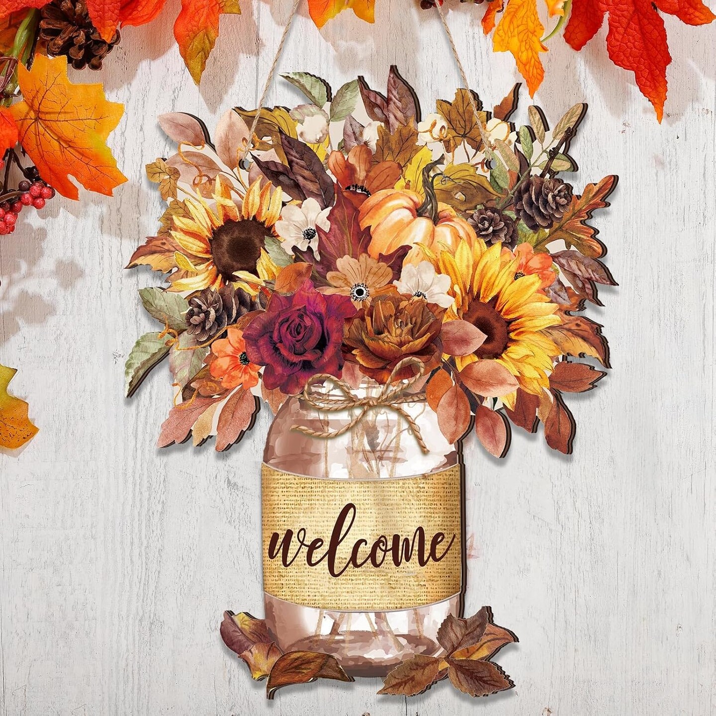 Fall Welcome Door Sign Fall (multicolor) | Michaels