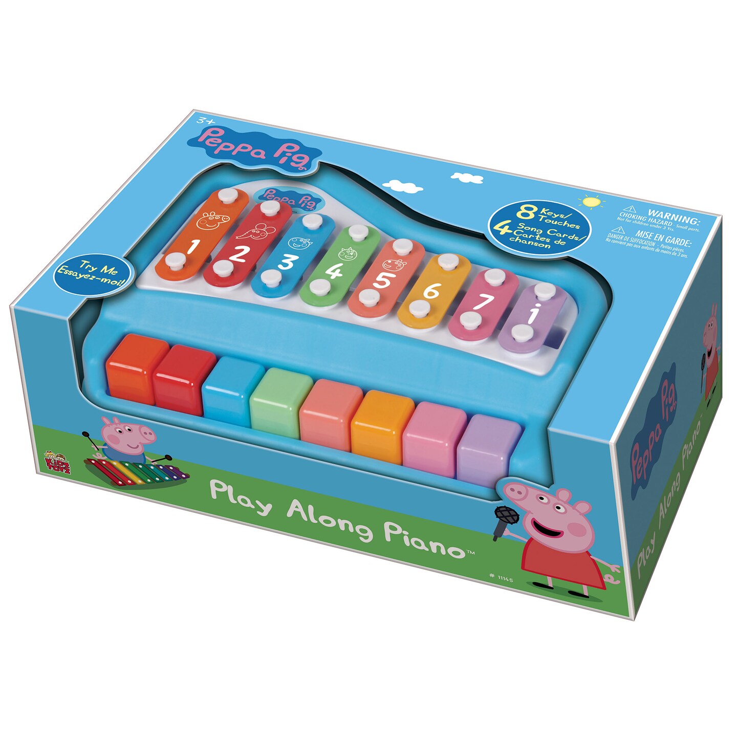 Peppa Pig: Play Along Piano - 2-In-1 Paino & Xylophone, 8 Notes & Keys ...