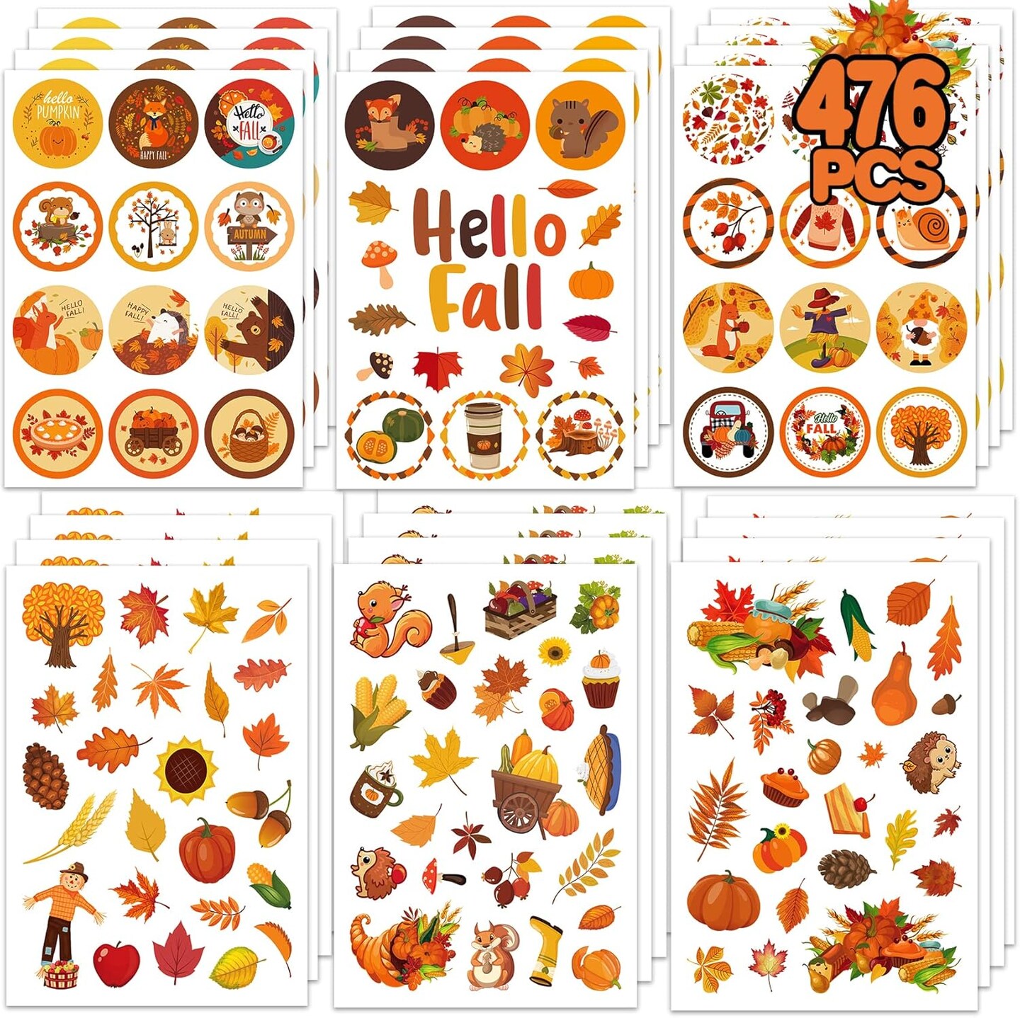 Hello Fall Stickers for Kids | Michaels