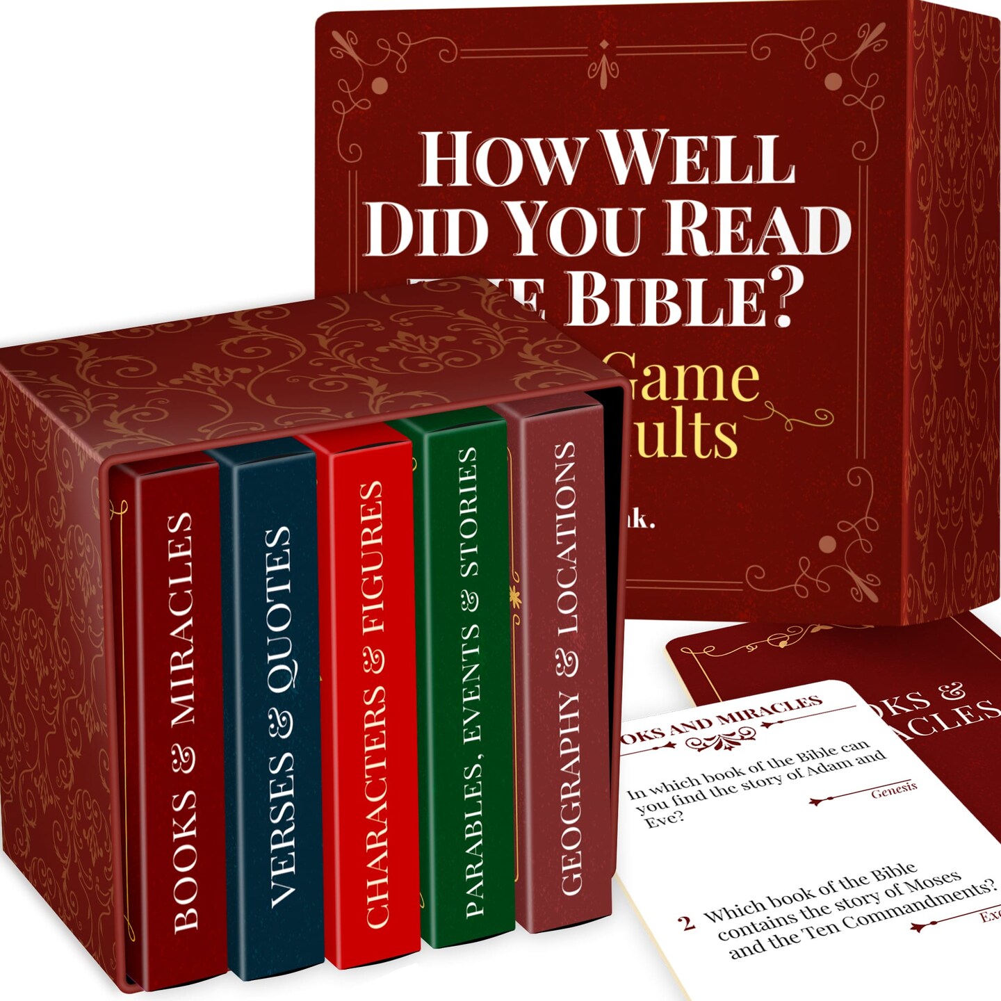 QUOKKA Rethink. Bible Trivia Game for Adults – 250 Bible Trivia Cards ...