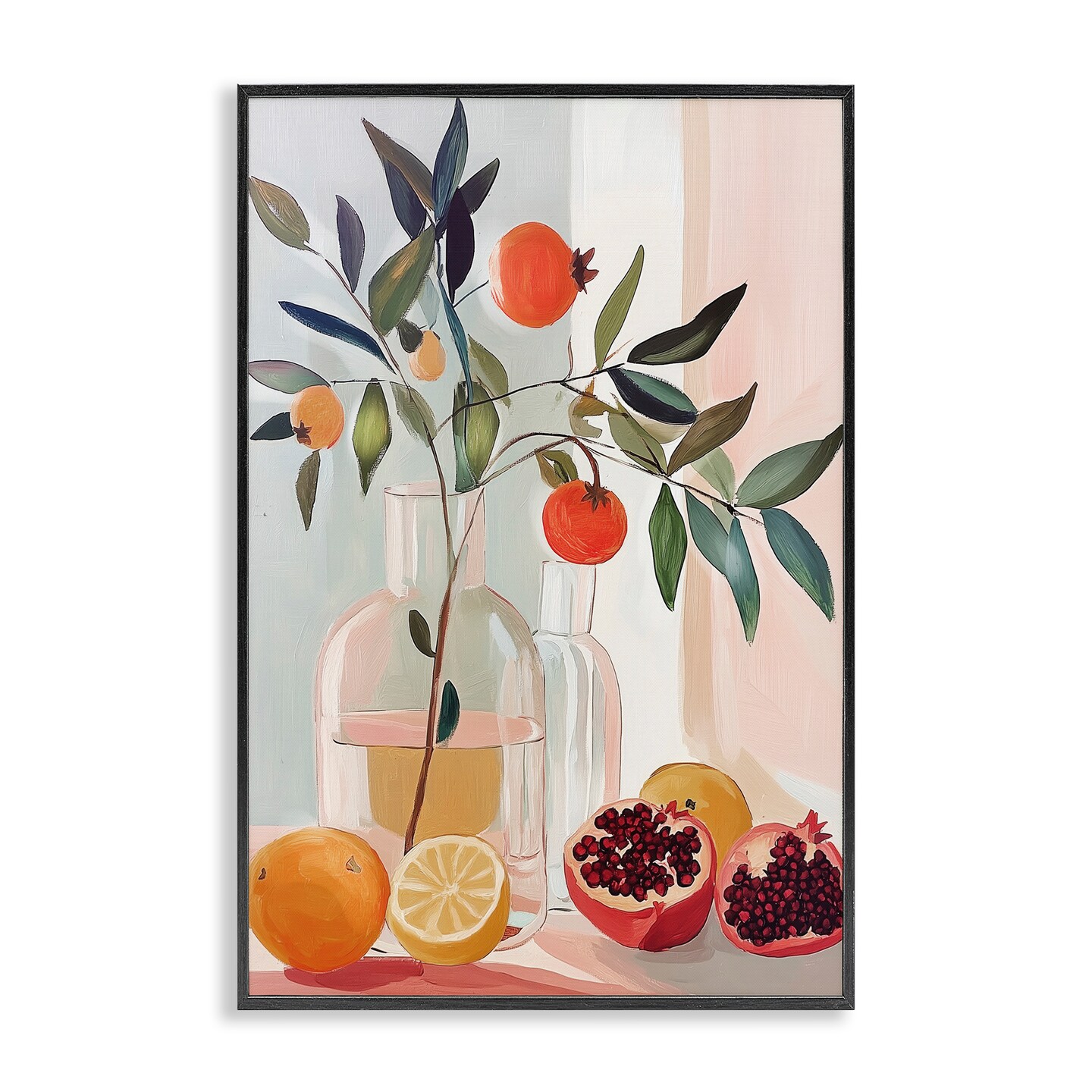 Stupell Industries Bright Summer Fruits Still Life Framed Giclee By ...