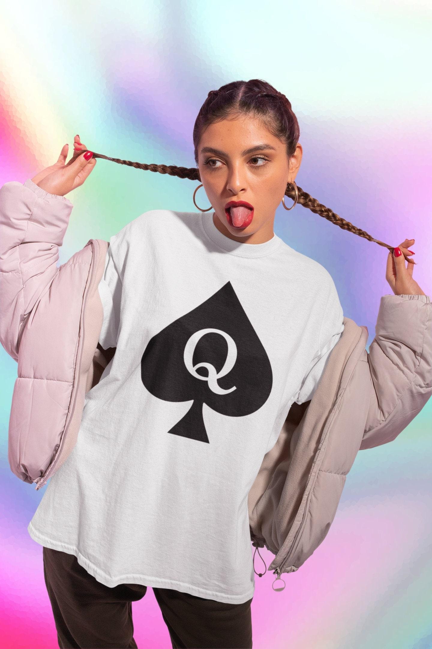 Queen Of Spades Tshirt, QOS Womens Shirt, Hotwife Cuckold Womens Clothing, Queen Of Spades Gift ...